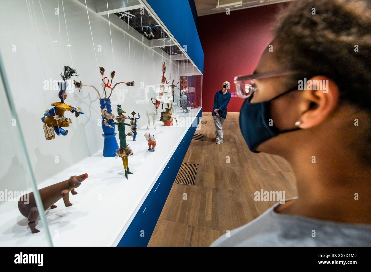 London, UK. 13th July, 2021. Marionettes (puppets) created in 1918 ...