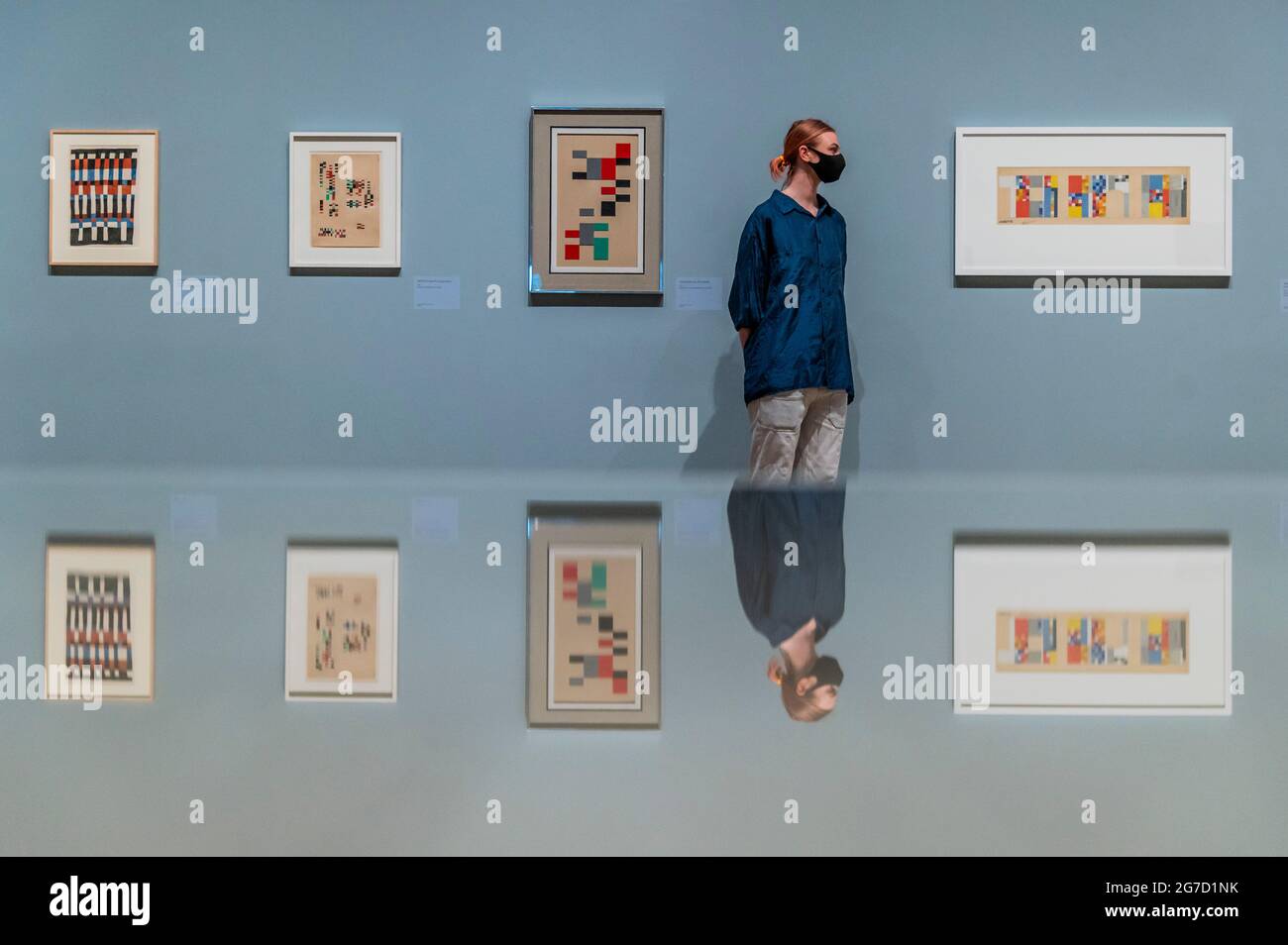 London, UK. 13th July, 2021. Various works for an interior design ...