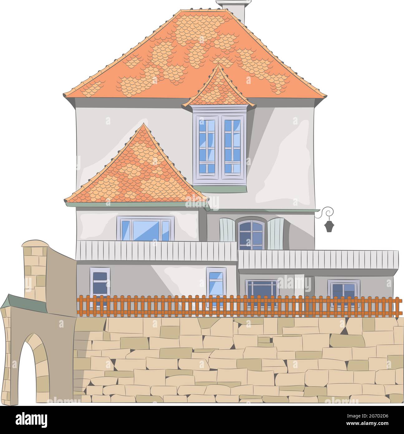 Buildings bavaria architecture Stock Vector Images - Alamy