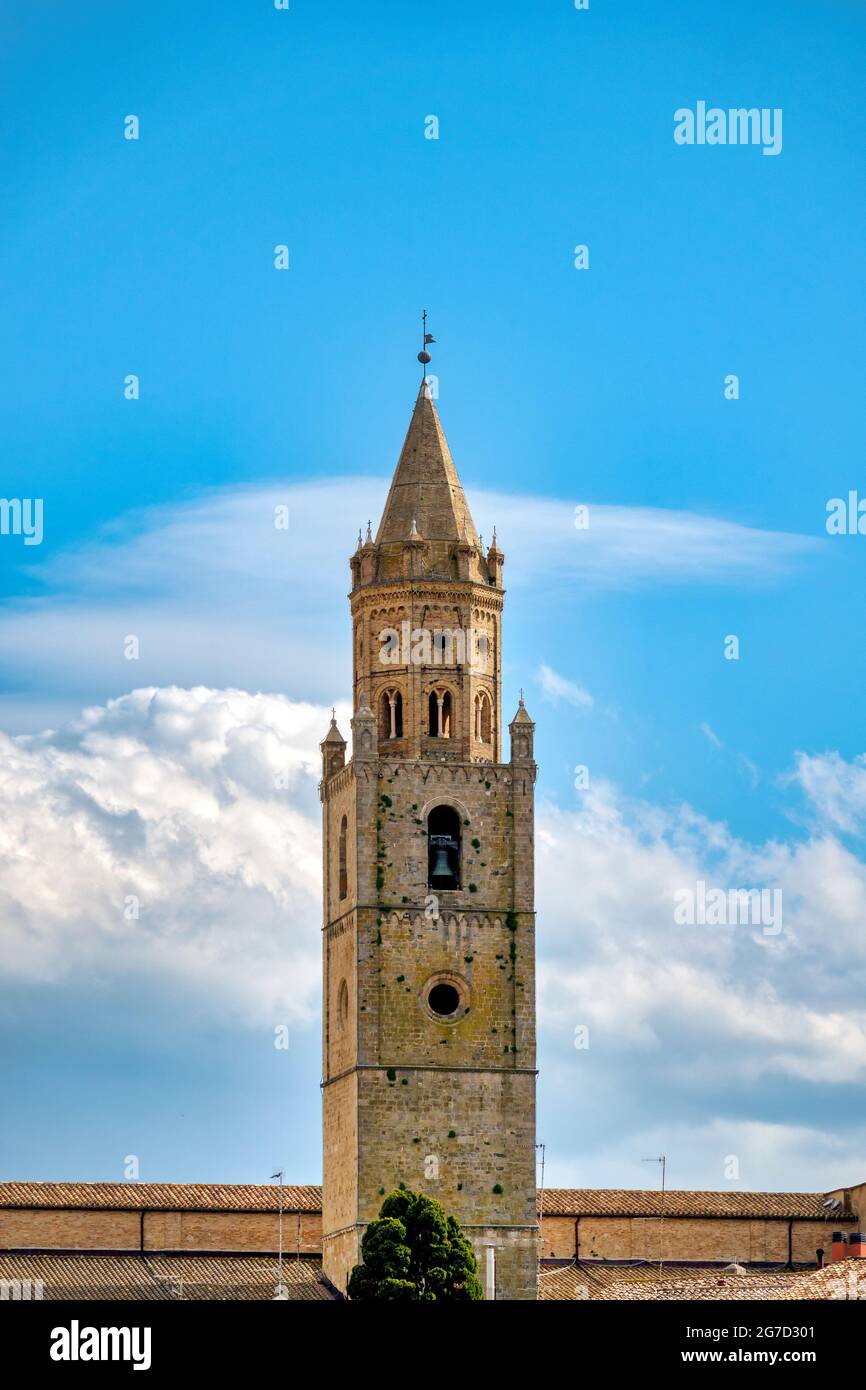 Belltower of the Cathedral of Atri, Italy Stock Photo - Alamy