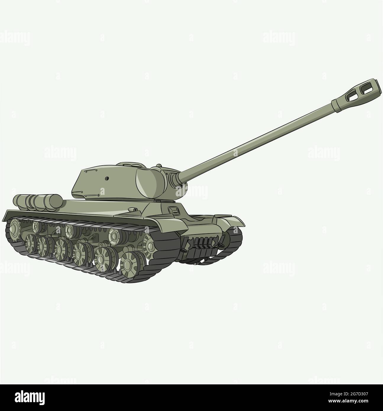 War tank on background Stock Vector Images - Alamy