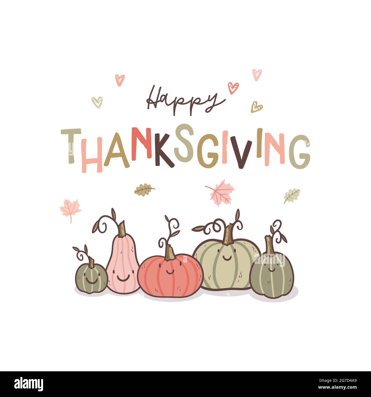 Cute Thanksgiving design with fun letters and decoration, great for ...