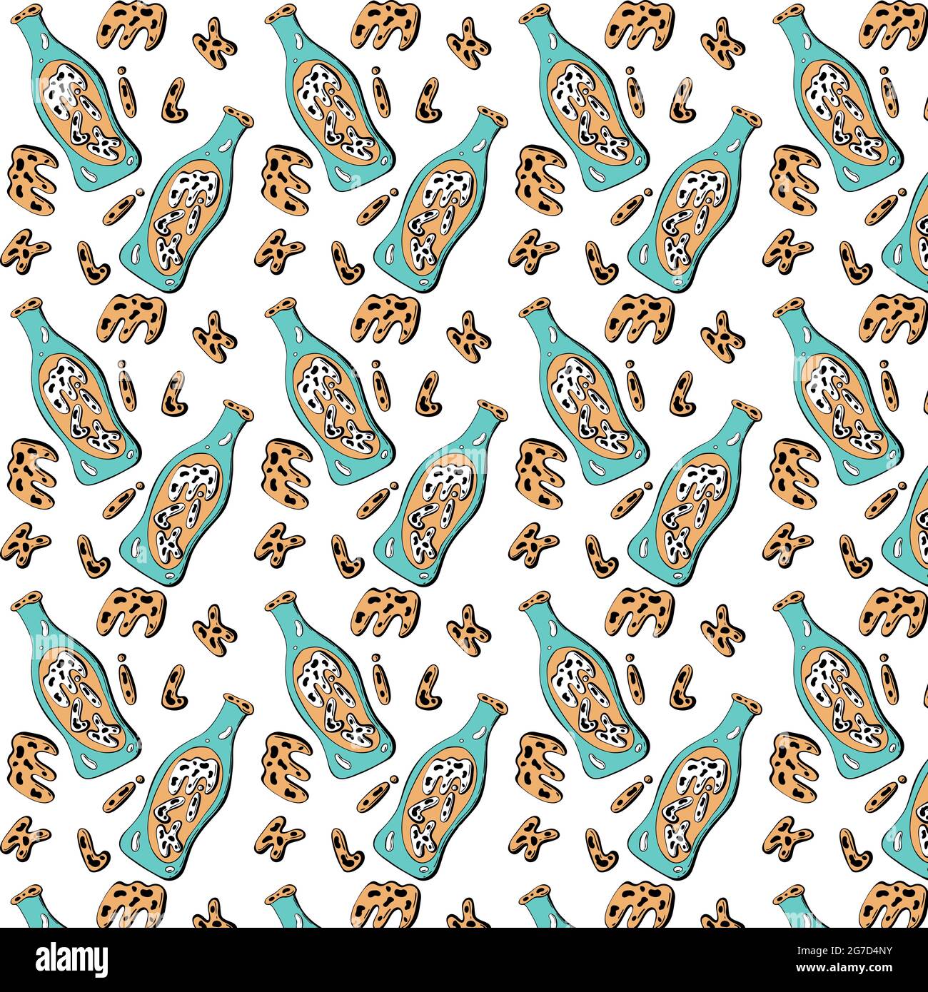 Milk bottle drawing hi-res stock photography and images - Alamy