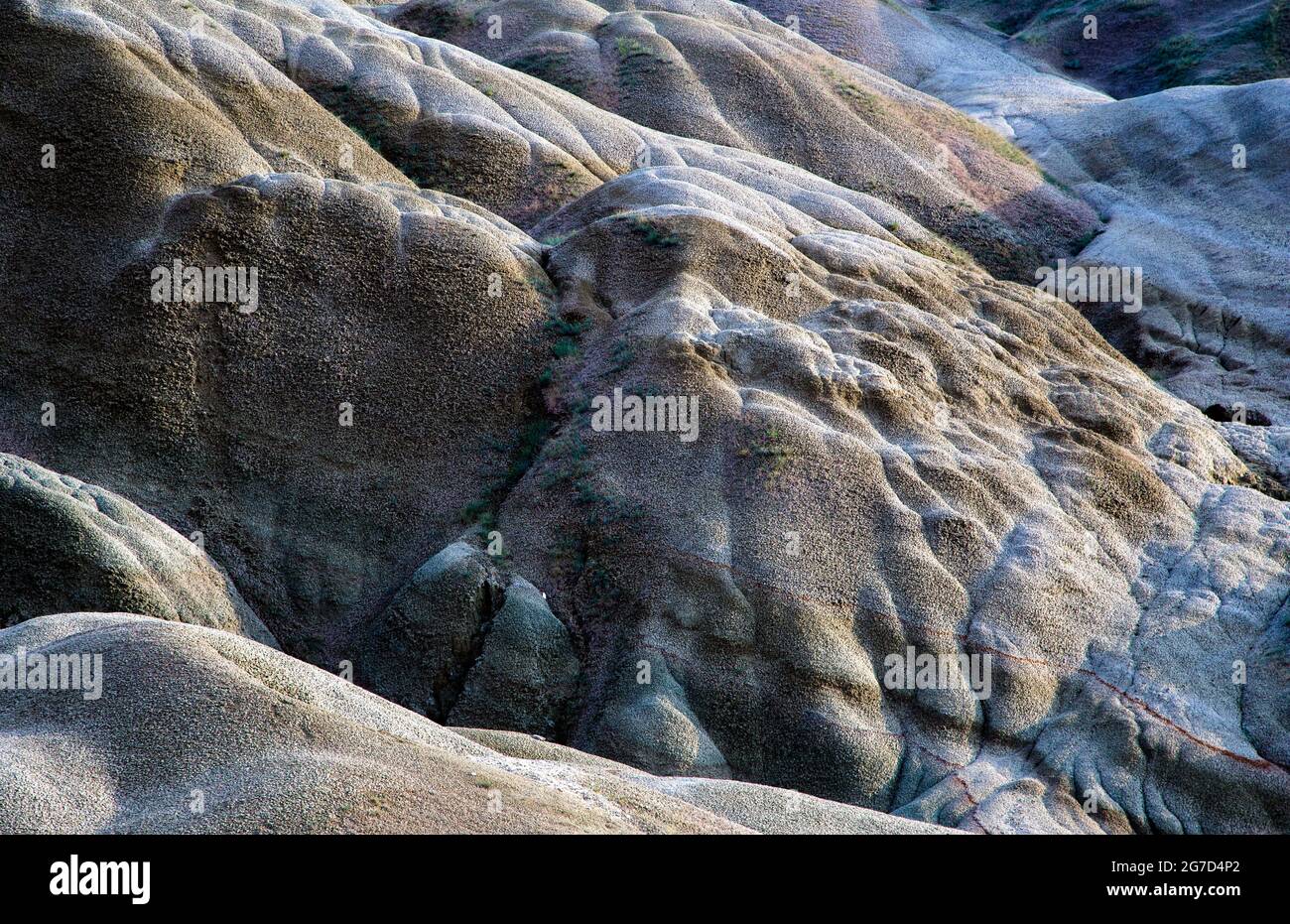 Natural pattern view with geological landforms.Nallihan,Turkey Stock ...