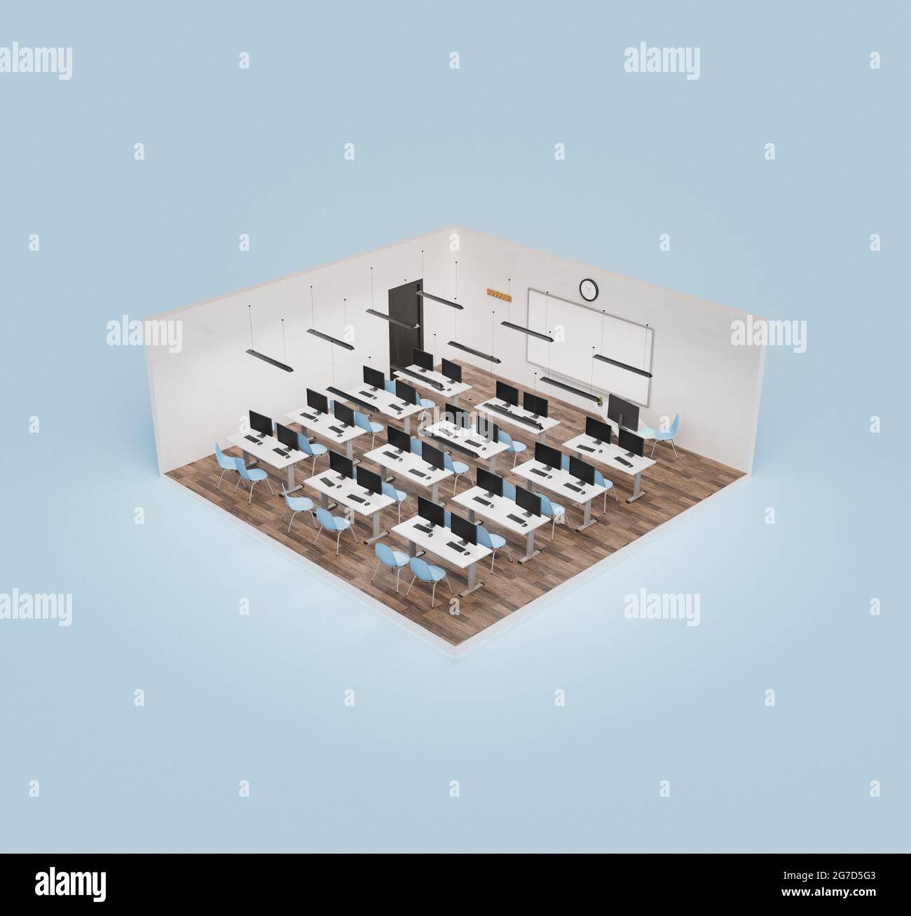 Cube office desks hi-res stock photography and images - Alamy