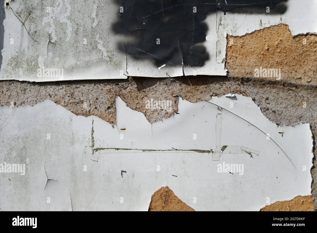 Ripped poster texture background hi-res stock photography and images ...