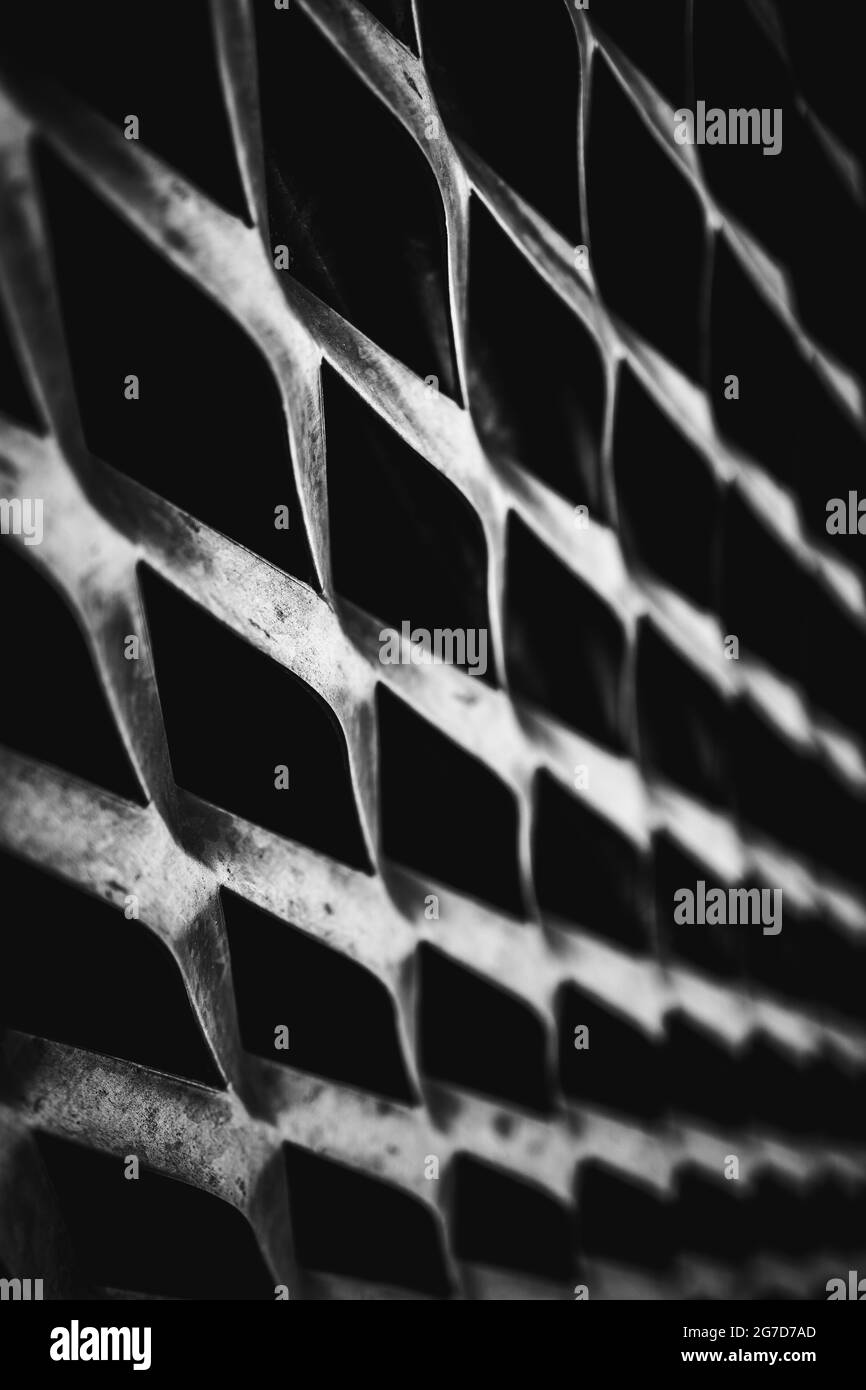 Expanded metal fence hi-res stock photography and images - Alamy