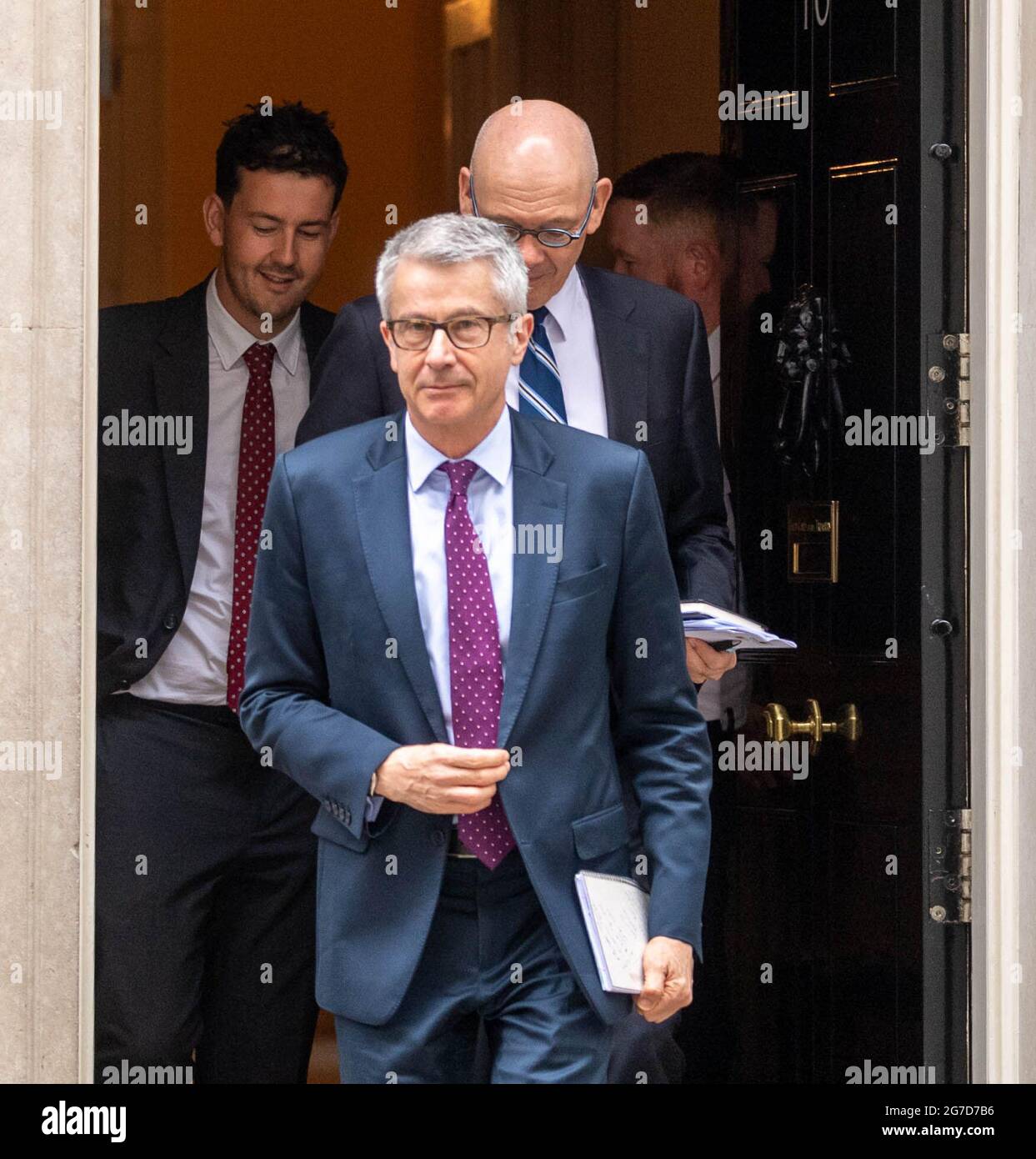 London, UK. 13th July, 2021. a New Zealand delegation, led by HIS ...