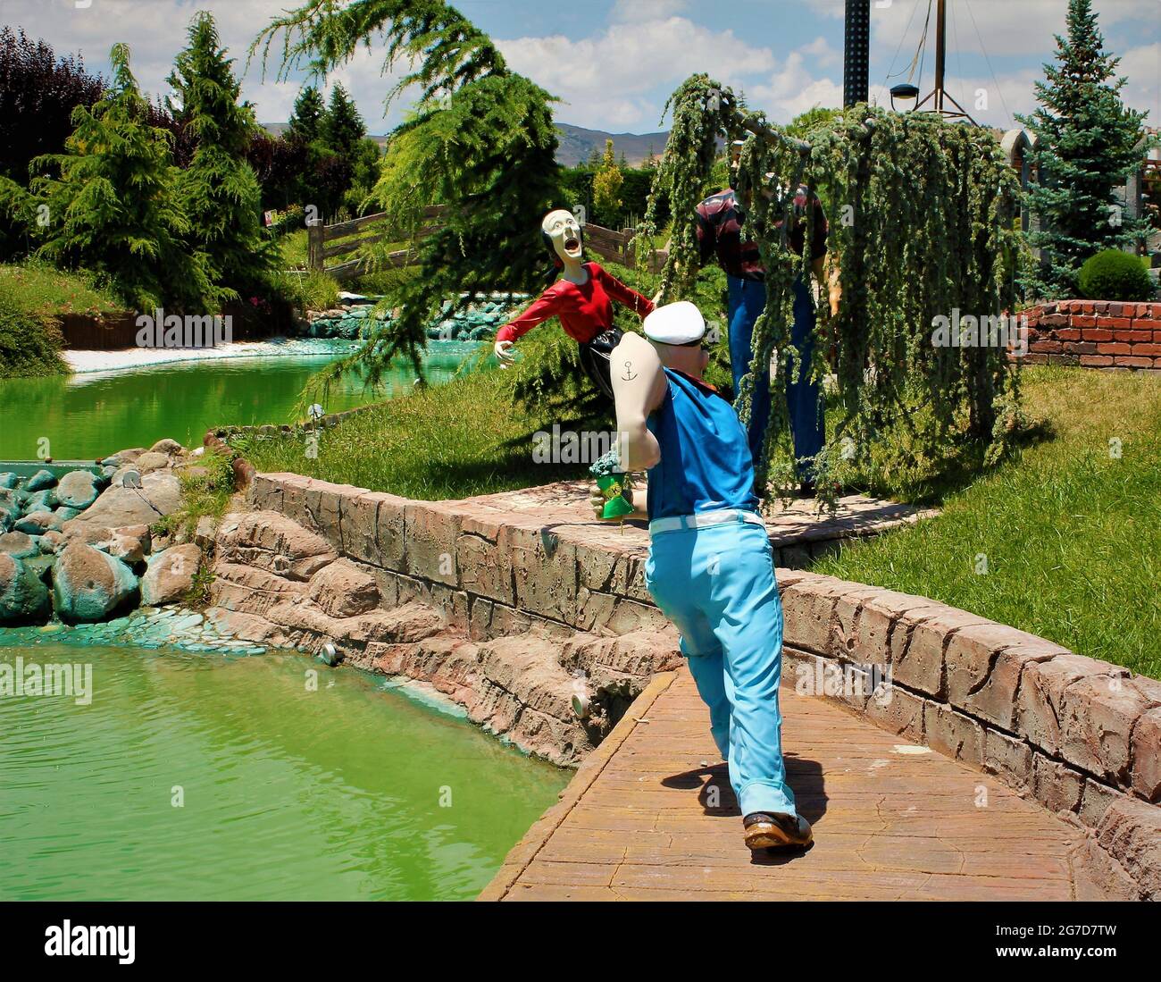 Bluto popeye cartoon hi-res stock photography and images - Alamy