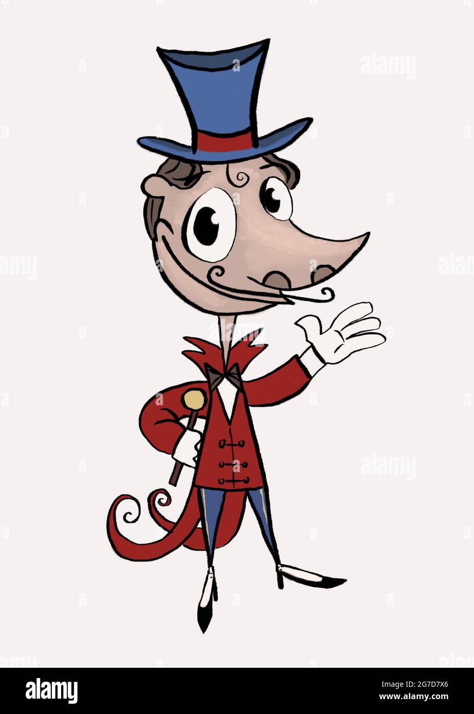 Ringmaster vintage circus hi-res stock photography and images - Alamy