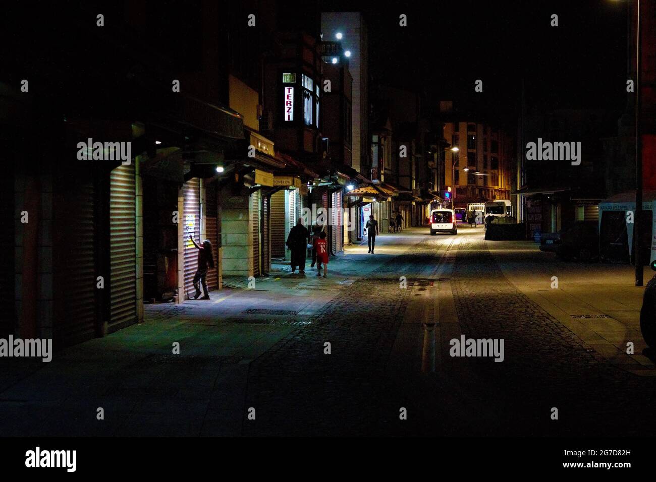 Night walk hi-res stock photography and images - Alamy