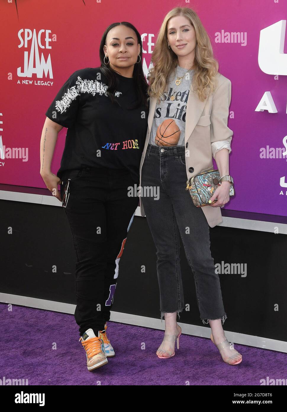 Los Angeles, USA. 12th July, 2021. (L-R) Raven-Symoné Pearman-Maday and ...