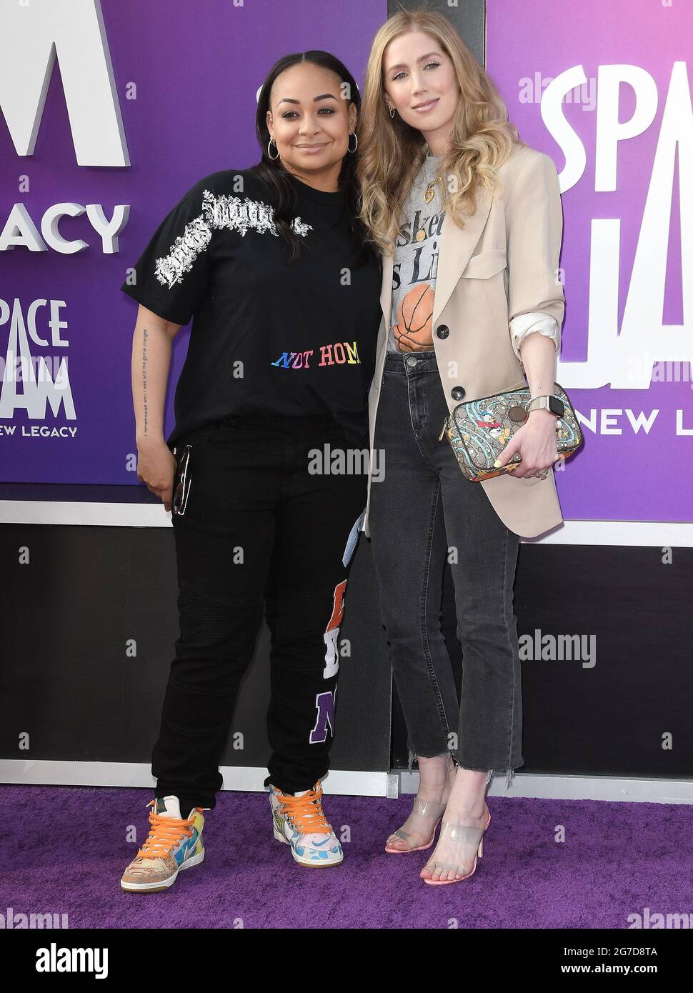 (L-R) Raven-Symoné Pearman-Maday and Miranda Pearman-Maday arrives at ...