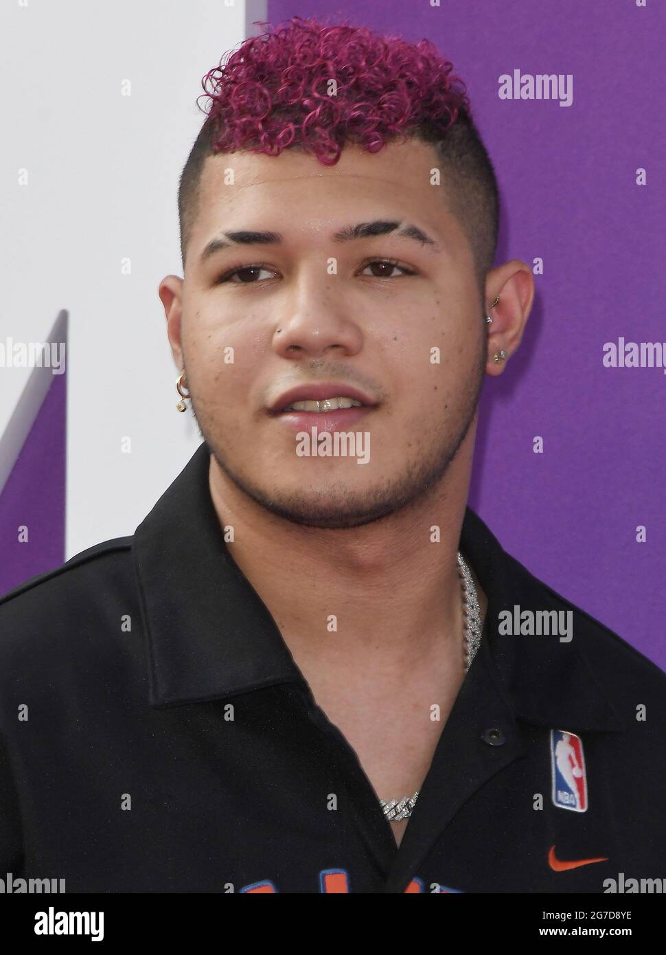 Boza arrives at the SPACE JAM: A NEW LEGACY World Premiere held at the ...