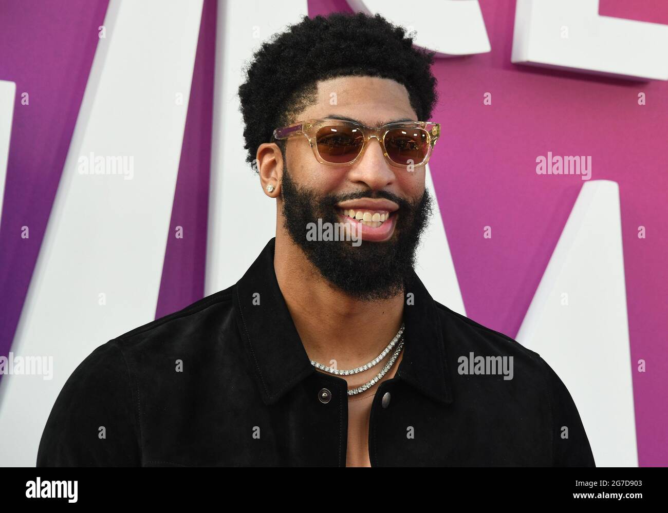 Anthony Davis arrives at the SPACE JAM: A NEW LEGACY World Premiere ...