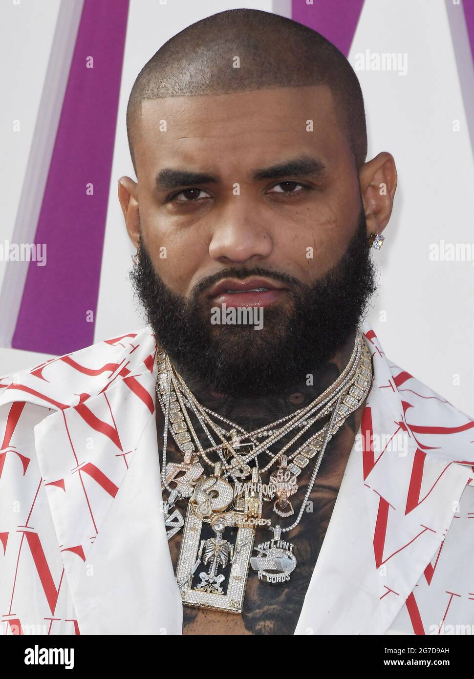Los Angeles, USA. 12th July, 2021. Joyner Lucas arrives at the SPACE ...