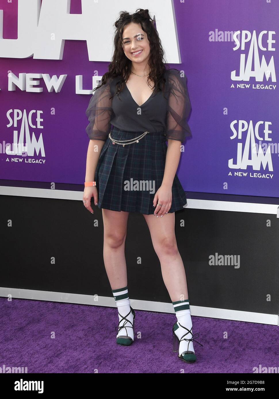 Los Angeles Usa 12th July 2021 Mary Mouser Arrives At The Space Jam