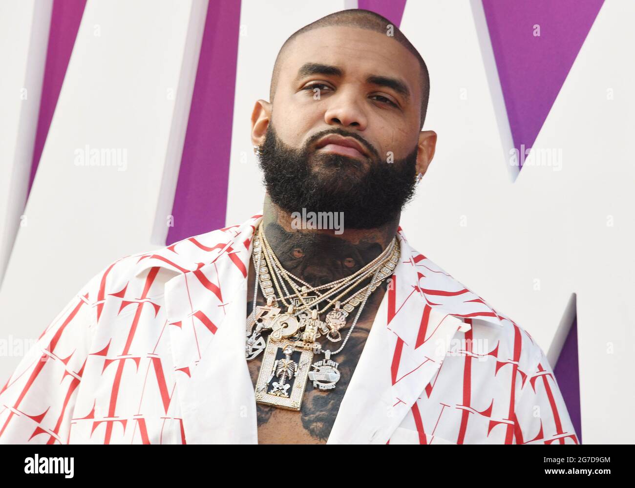 Los Angeles, USA. 12th July, 2021. Joyner Lucas arrives at the SPACE ...