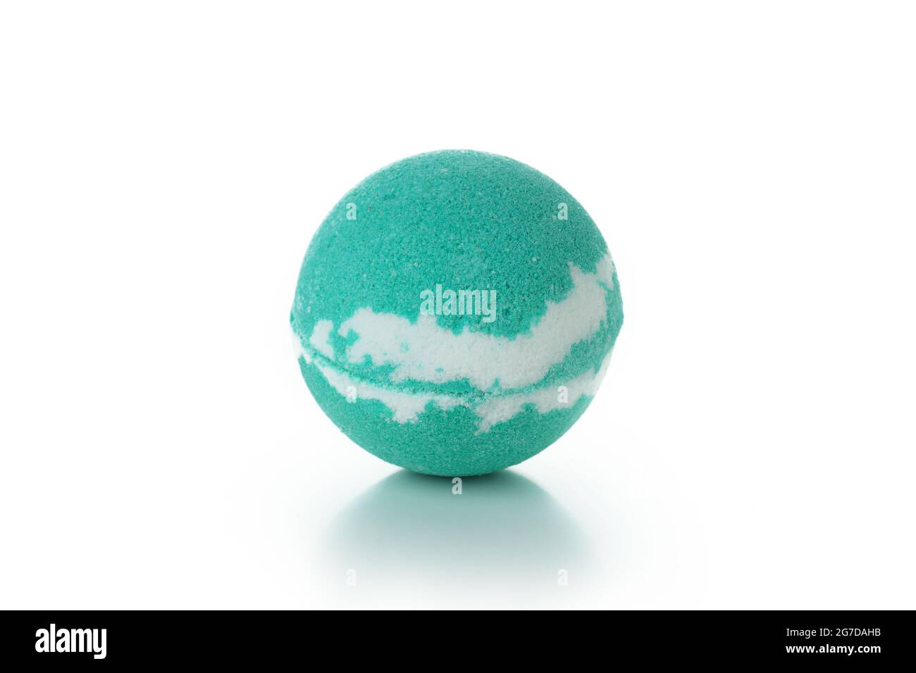 Bath ball isolated on white background, close up Stock Photo - Alamy