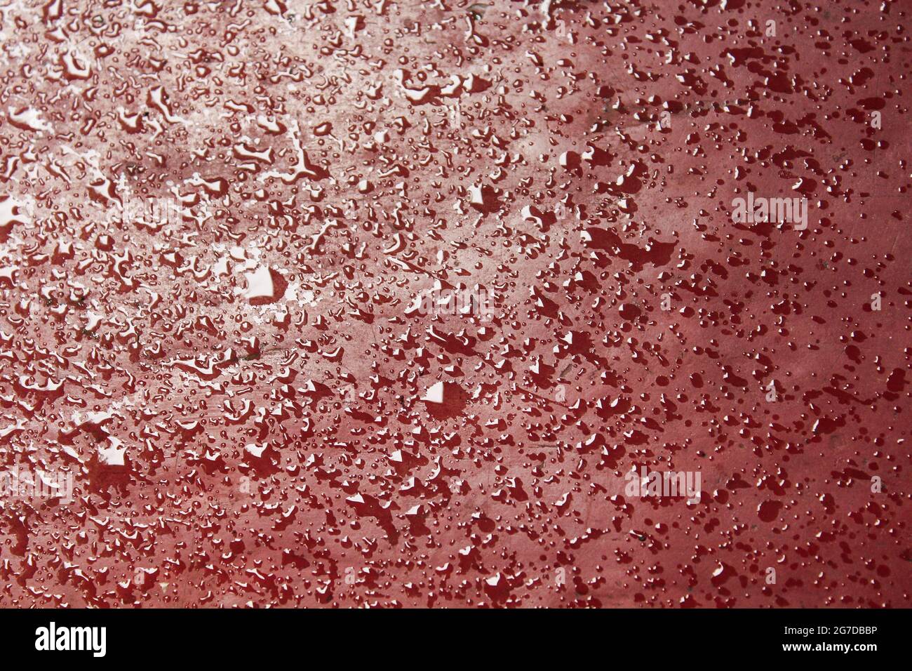 Raindrop on floor while rainy season Stock Photo - Alamy