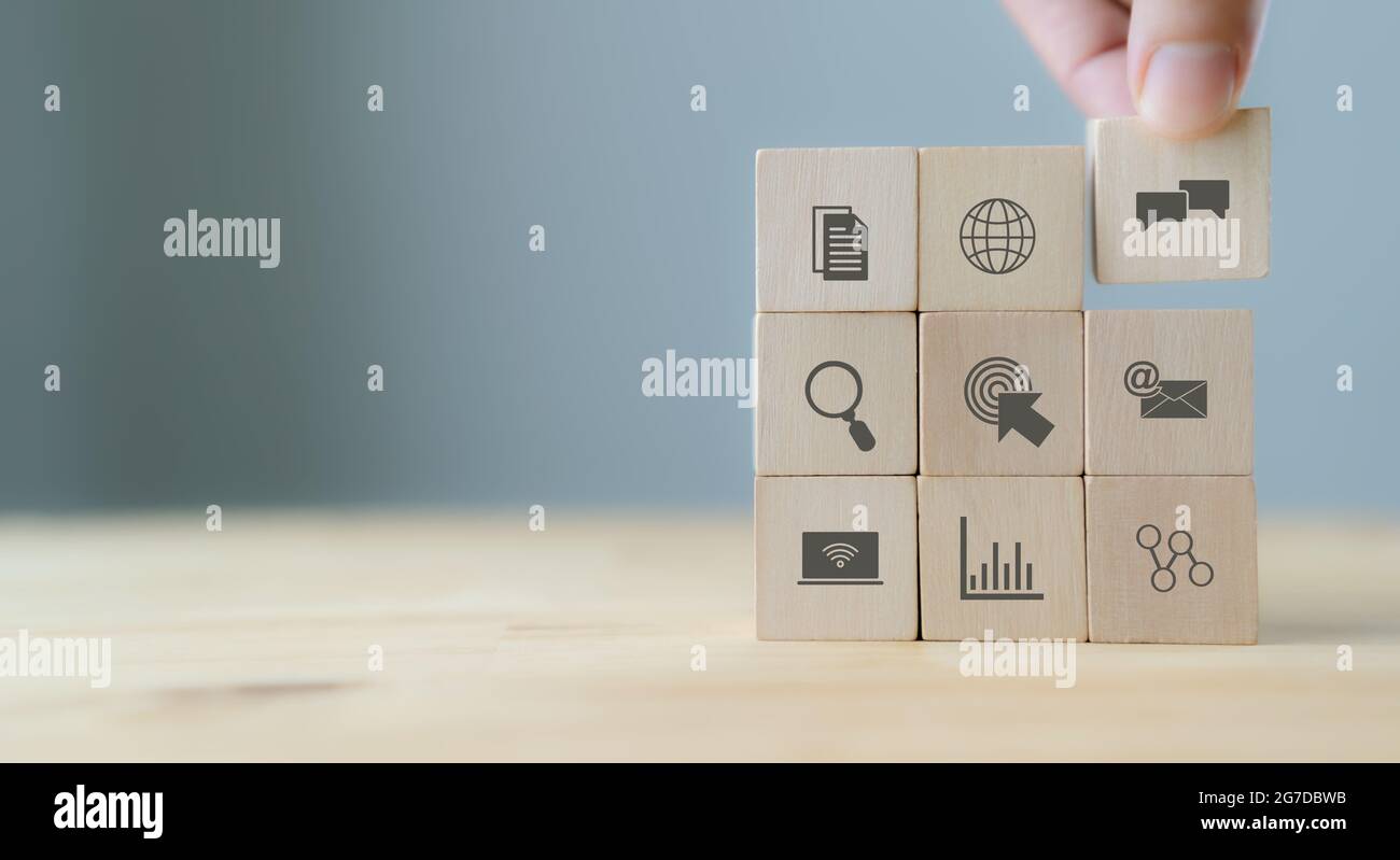 Inbound marketing strategy advertisement commercial branding concept ...