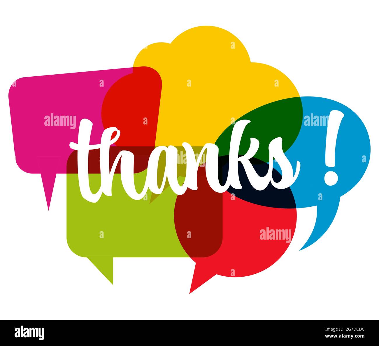 EPS 10 vector illustration of colored speech bubbles cloud isolated on ...