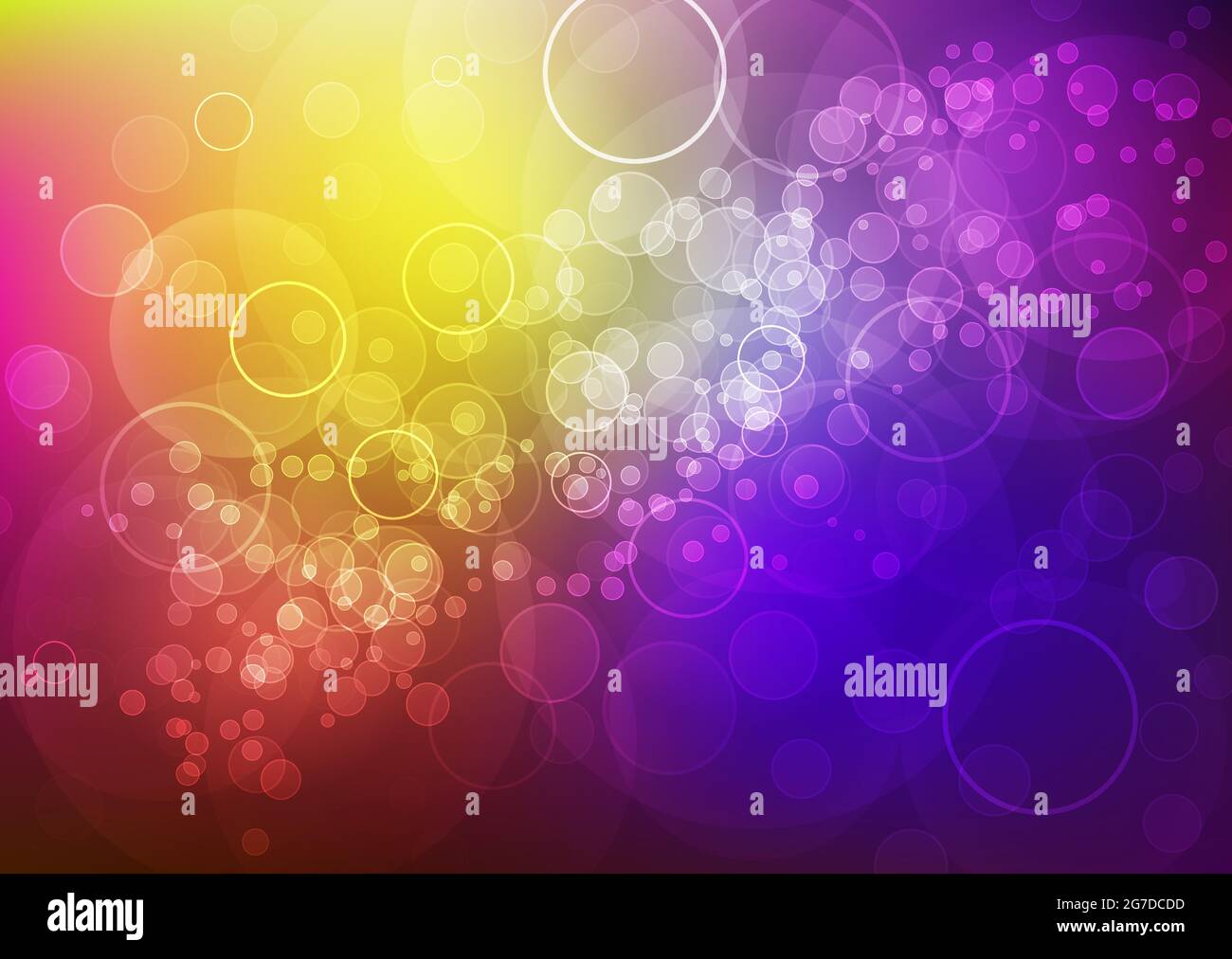 Bright rainbow colorful background with a scattering of bokeh light ...