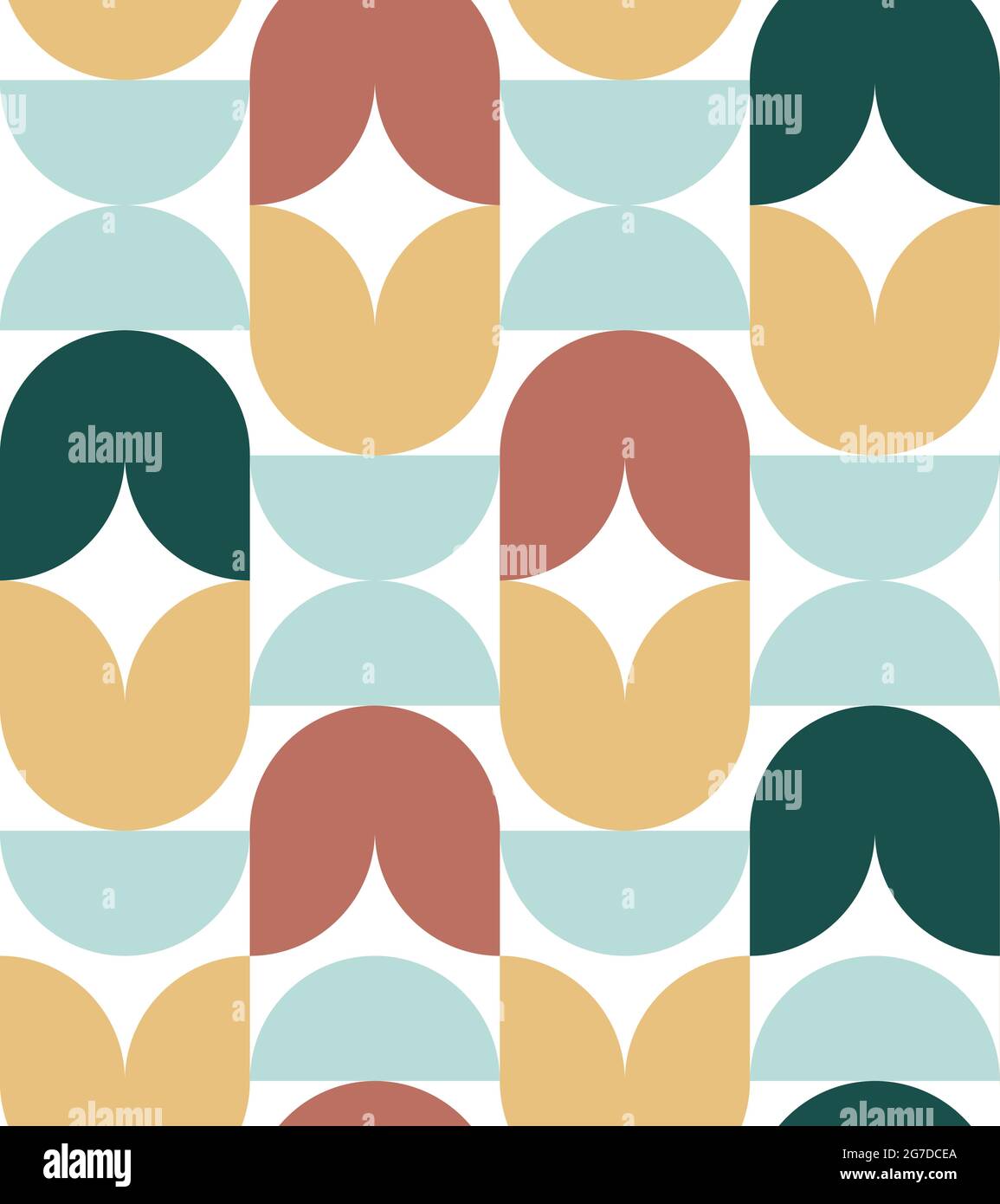 Minimal geometric pattern. Geometrical flowers. For textile, product ...