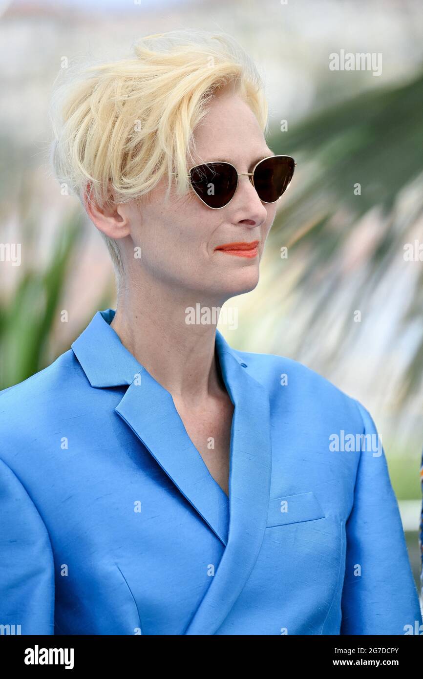 Tilda Swinton attending the photocall of the movie The French Dispatch ...