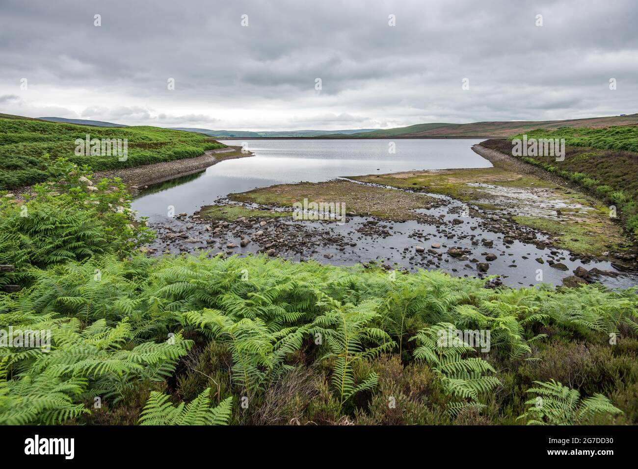 Reduced water levels at reservoir hi-res stock photography and images ...