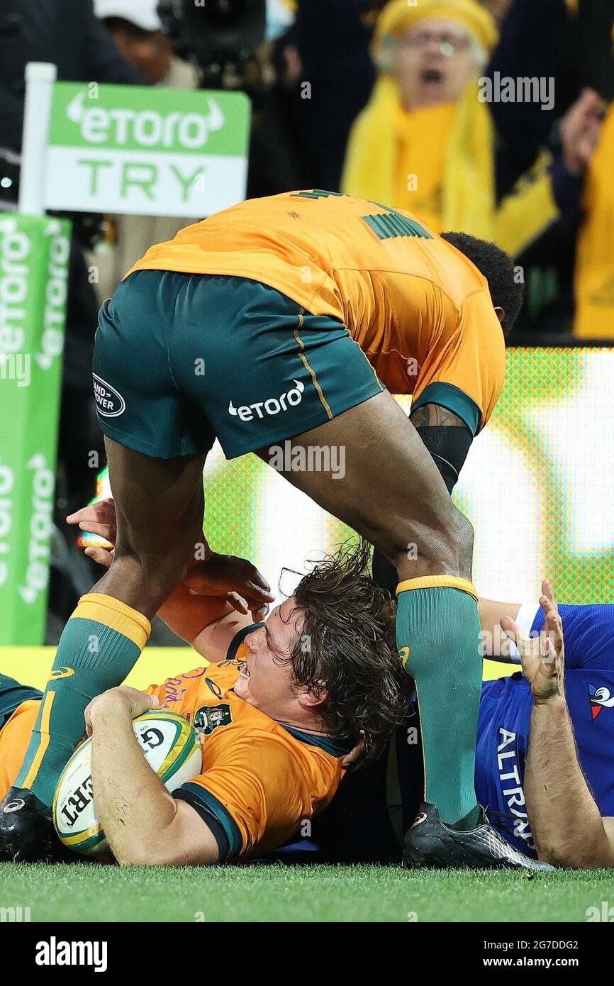 Michael hooper australia rugby 2021 hi-res stock photography and images ...