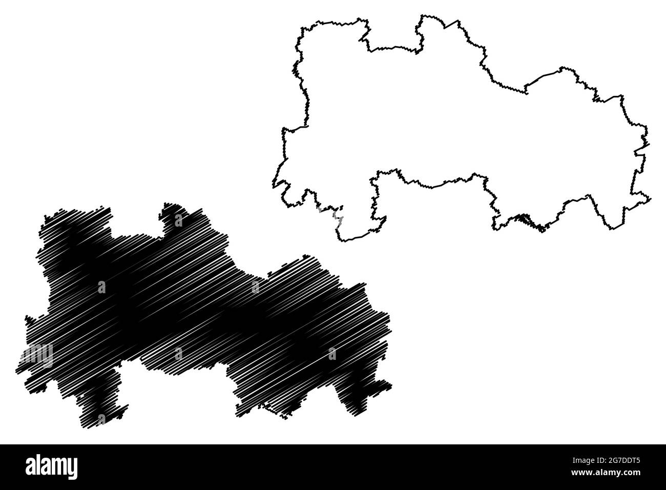 Havelland district (Federal Republic of Germany, rural district, State ...