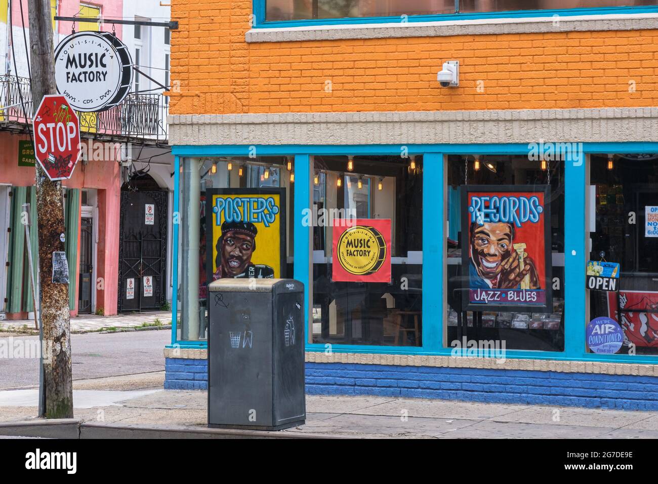 NEW ORLEANS, LA, USA - JANUARY 17, 2021: Famous Louisiana Music Factory ...