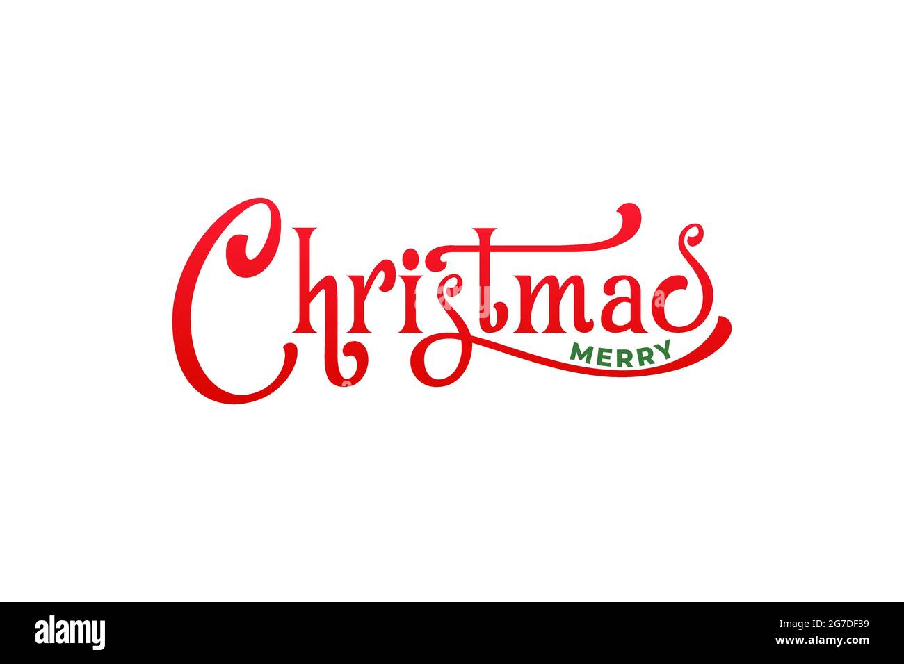 Xmas typography Cut Out Stock Images & Pictures - Alamy