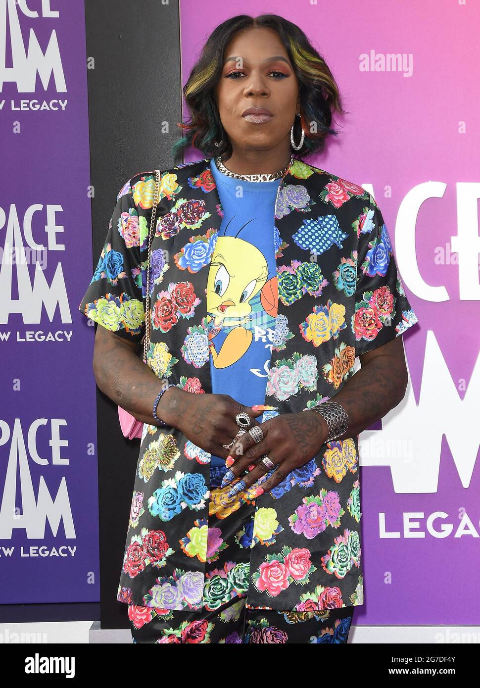 Big Freedia arrives at the SPACE JAM: A NEW LEGACY World Premiere held ...