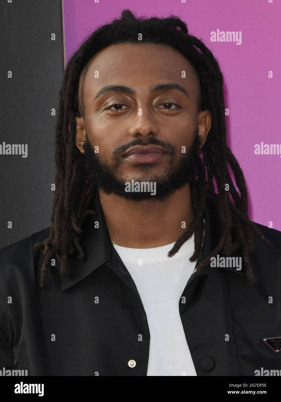 Aminé arrives at the SPACE JAM: A NEW LEGACY World Premiere held at the ...