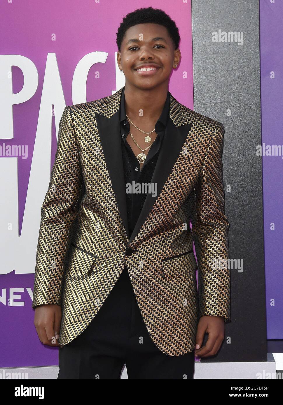 Cedric Joe arrives at the SPACE JAM: A NEW LEGACY World Premiere held ...