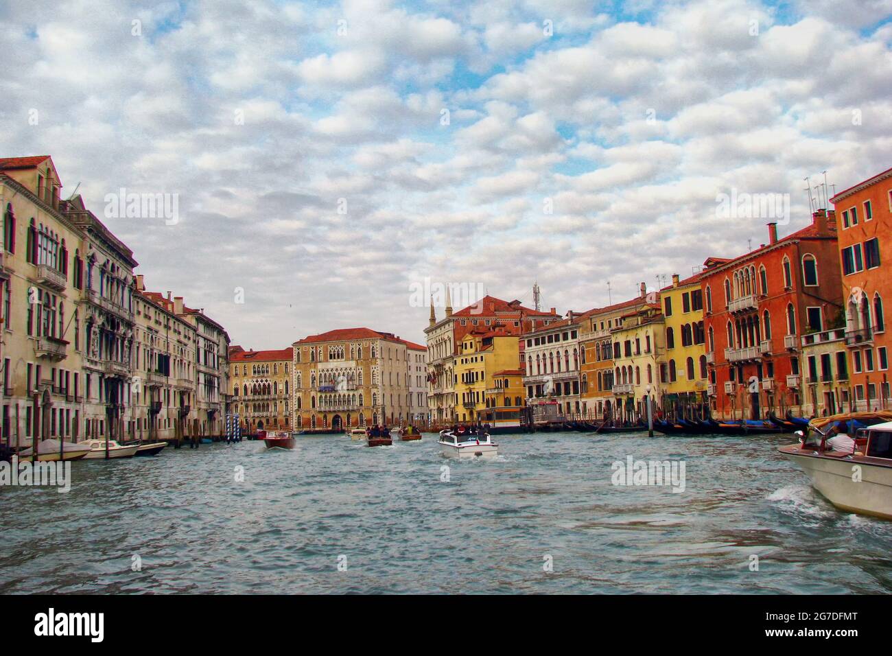 Grand Canal is one of the main travel attractions of Venice. Historical ...