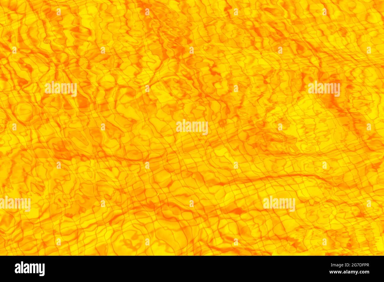 Pool water background yellow, orange texture Stock Photo - Alamy