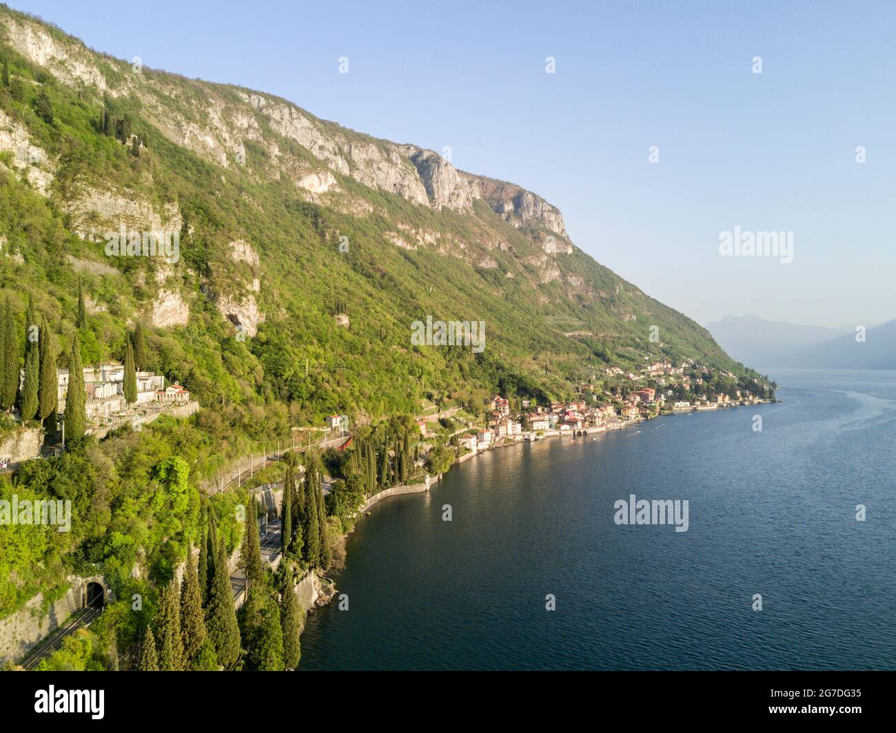 Lake shore, Varenna, Como Lake, Lombardy, Italy, Europe Stock Photo - Alamy
