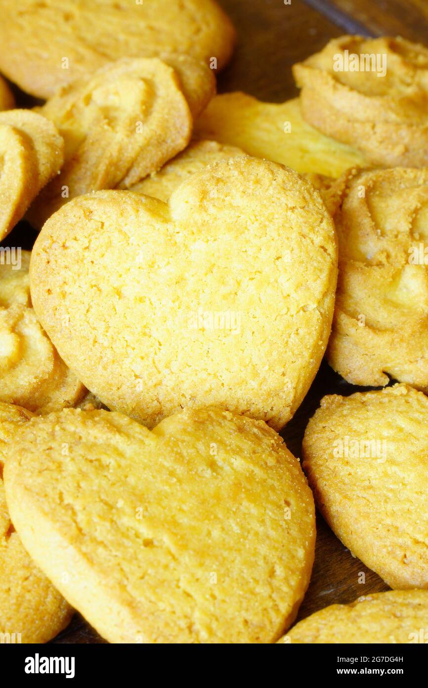 Butter cookies mix Stock Photo - Alamy