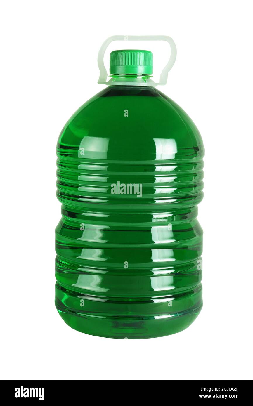 Bottle of Liquid Detergent on White Background Stock Photo - Alamy