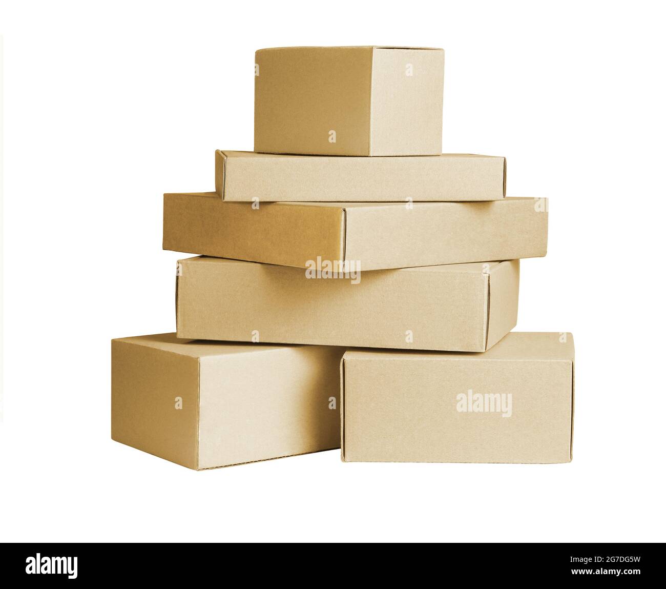 Stack flat cardboard boxes hi-res stock photography and images - Alamy