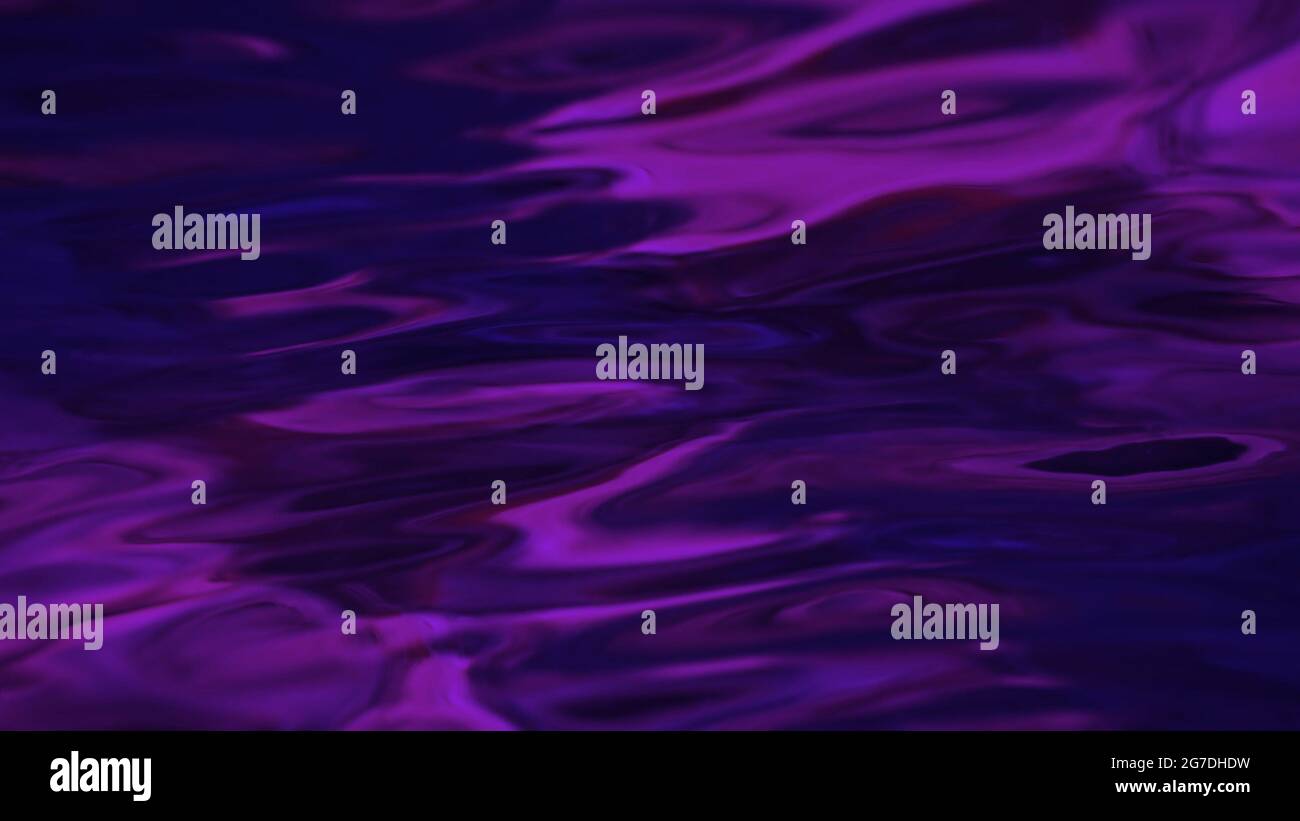 3D rendering of a bright abstract colored liquid metal alloy spreading ...