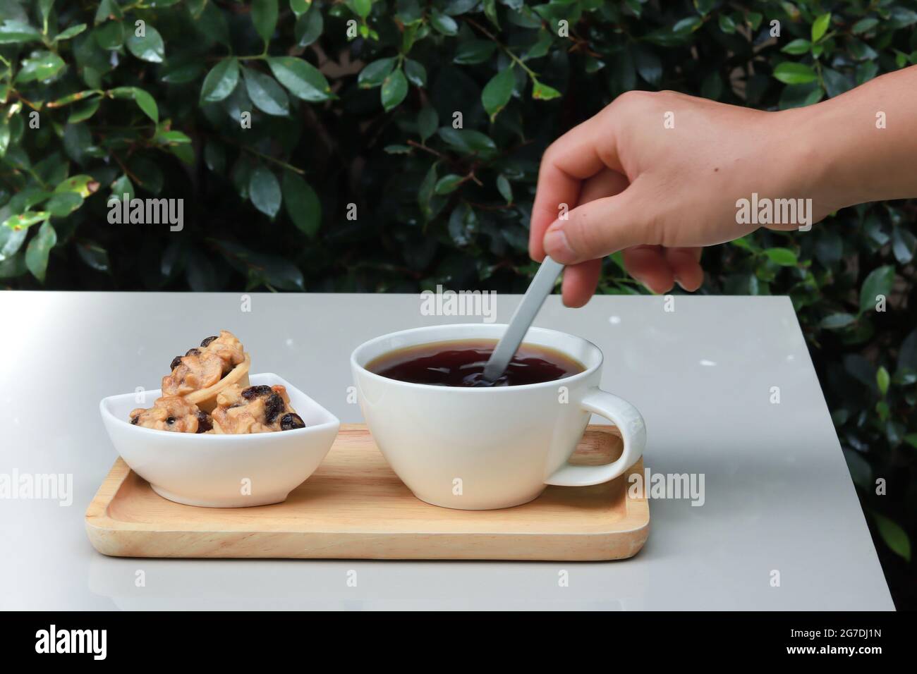 Hand stirring food hi-res stock photography and images - Alamy