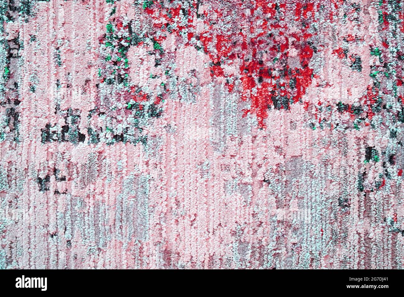 Bright striped cotton backdrop with different threads and pink colours ...