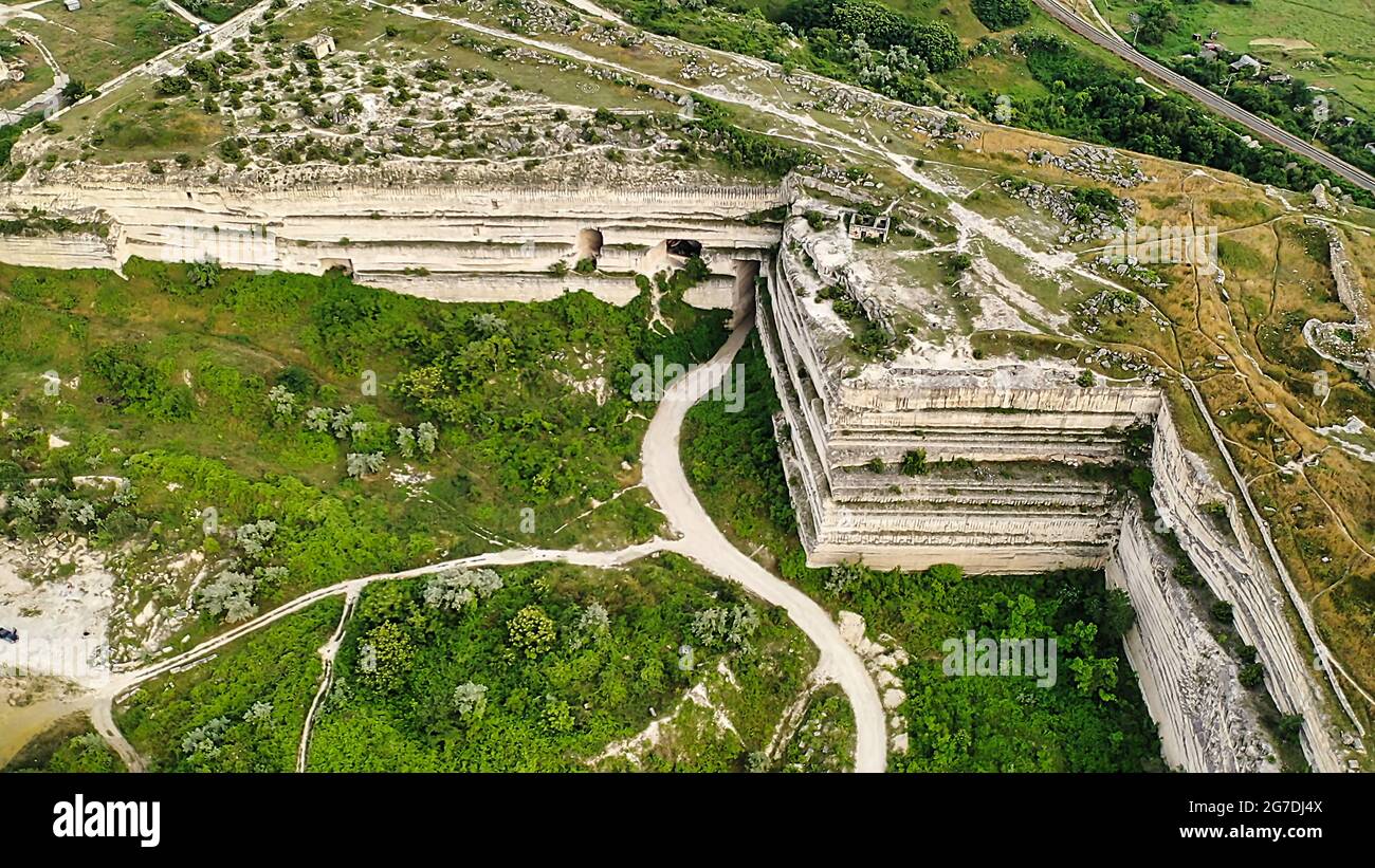 View of the abandoned Inkerman limestone quarry, Crimea Stock Photo - Alamy
