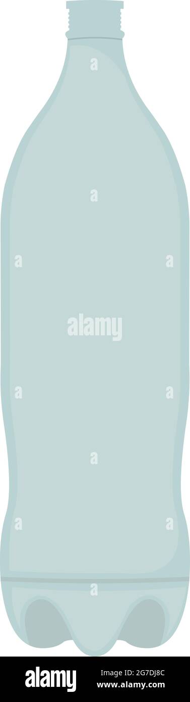 Vector emoticon illustration of an empty plastic bottle Stock Vector ...