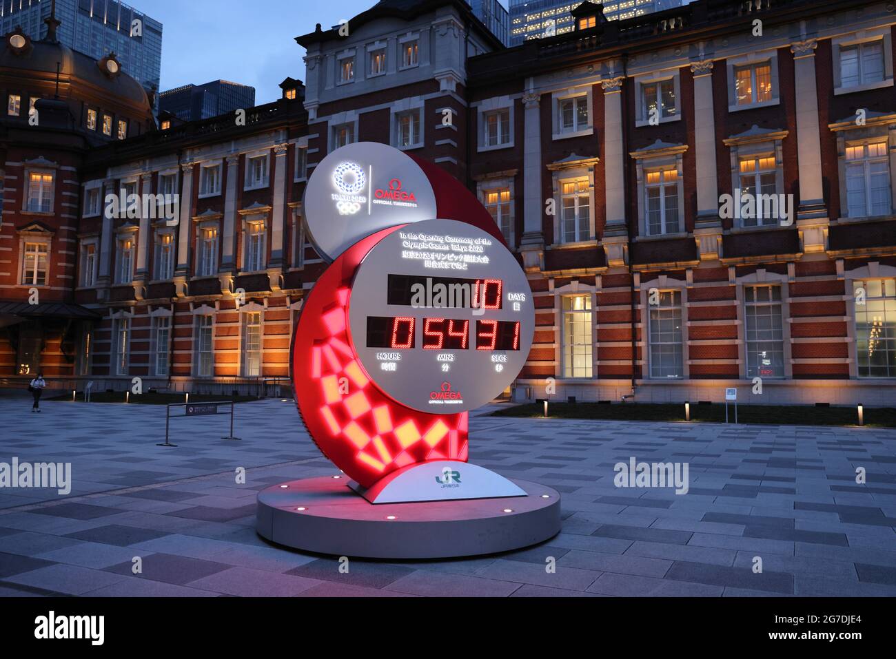 Tokyo 2020 Olympic Games countdown clock showing 10 Days until the ...