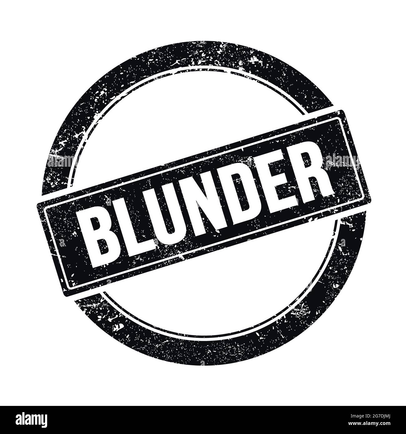 Blunder stamp hi-res stock photography and images - Alamy